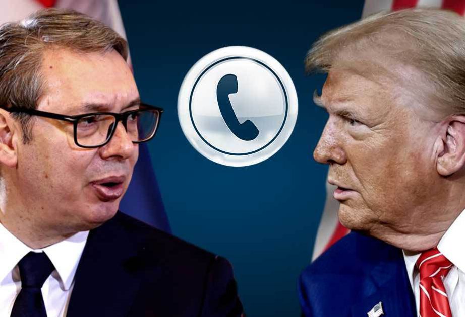 Aleksandar Vuçiç ilə Donald Tramp arasında telefon danışığı olub